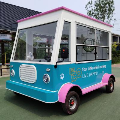China 3KW-20kw Electric Mobile Snack Catering Food Truck Trailer Cart for Snacks and Juices for sale