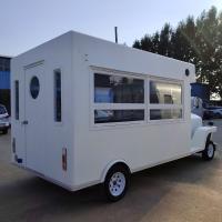 China Mobile Electric Fast Food Snack Catering Ice Cream Coffee Truck Trailer Boutique 1500kg for sale