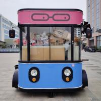 China 3.0kw Electric Mobile Fast Food Snack Beverage Ice Cream Catering Trailer Truck Kiosk Cart for sale
