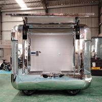 China Retail Multi-functional Electric Mobile Garment Shop Food Snack Trailer Boutique Cart for sale