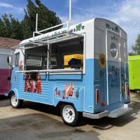 China Multipurpose Electric Mobile Van Fast Food Snack Catering Drinks Coffee Truck Trailer Cart for sale