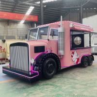 China Complete Kitchen Equipment Fast Food Snack Catering Ice Cream Coffee Truck Trailer for sale