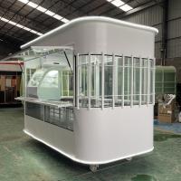China 2023 Mobile Coffee Milk Tea Soybean Milk Fresh Juice Vegetable Fruit Salad Car Trolley for sale