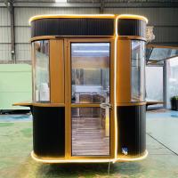 China Galvanized Steel Multipurpose Mobile Square Style Fast Food Snack Tow Trailer 1000kg Capacity for sale