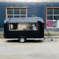 China 2023 Mobile Trailer for Snacks Fast Food Drinks Ice Cream Coffee Milk Tea and Durable for sale