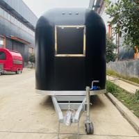 China 2023 Mobile Trailer for Snacks Fast Food Drinks Ice Cream Coffee Milk Tea and Durable for sale