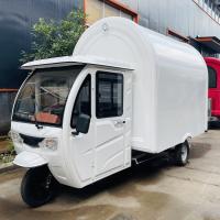 China 2023 Multipurpose Mobile Electric Fast Food Snack Tricycle Pedicab for Retail Outlet for sale