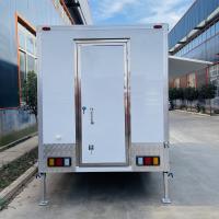 China Multipurpose Mobile Square Style Fast Food Snack Alcohol Beverage Drinks Ice Cream Tow Trailer for sale