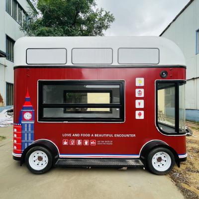China Mobile Sales Fruit Salad Coffee Milk Tea Beer Ice Cream Design Truck Trailer Cart for sale