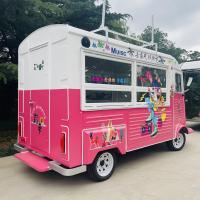 China 2023 Outlet Multipurpose Electric Mobile Van for Fast Food Snacks Drinks and Coffee for sale