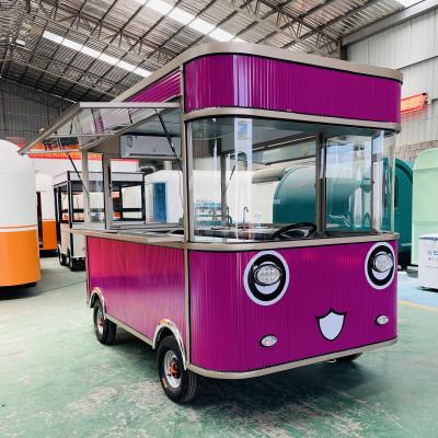 China Electric Mobile Fried Chicken Combo Cola Beverage Truck by Ice Cream Milk Tea Food for sale