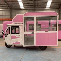 China 110v/220v Voltage Farms Multipurpose Mobile Electric Fast Food Snack Tricycle Pedicab for sale