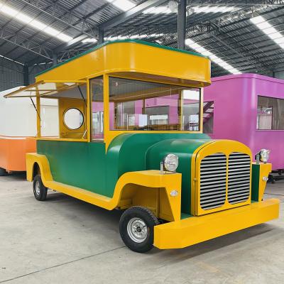 China Customerized Electric Mobile Street Fast Food Snack Catering Van Truck Trailer Kiosk for sale