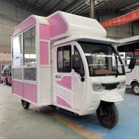 China 2023 Multipurpose Mobile Electric Fast Food Snack Tricycle Pedicab 3-Wheeler Outlet for sale