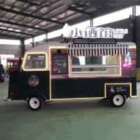 China Snack Food 2023 Multipurpose Electric Mobile Van Fast Food Catering Drinks Coffee Truck Trailer Cart for sale