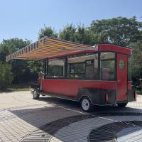 China Electric Mobile Food Truck for Cold Drinks Fruit Juice Beer Milk Tea Coffee and Snacks for sale