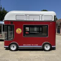 China Fruit Salad Beverage Coffee Milk Tea Beer Ice Cream Mobile Beer Tow Bus Truck Trailer Cart for sale