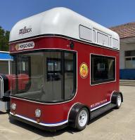 China Fruit Salad Beverage Coffee Milk Tea Beer Ice Cream Mobile Beer Tow Bus Truck Trailer Cart for sale