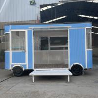 China Electric Mobile Commodity Daily Necessities Retail Shop Food Snack Truck Trailer Cart for sale
