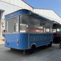China Electric Mobile Commodity Daily Necessities Retail Shop Food Snack Truck Trailer Cart for sale