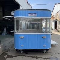 China Electric Mobile Commodity Daily Necessities Retail Shop Food Snack Truck Trailer Cart for sale