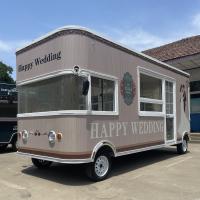 China Electric Mobile Wedding Photo Commodity and Retail Shop Food Snack Trailer Boutique Cart for sale