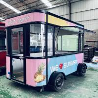 China Flour-based Catering Trailer for Multipurpose Snack Beverage and Ice Cream Sales for sale