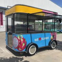 China 4 Road Wheels Electric Mobile Snack and Beverage Catering Van for sale