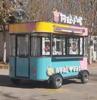 China 4 Road Wheels Electric Mobile Snack and Beverage Catering Van for sale