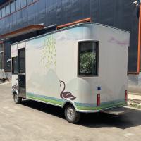 China Electric Mobile Commodity Retail Flowers Plants Bonsai Shop Truck Trailer for Winery for sale