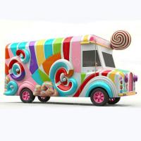 China Battery Pack Powered Multipurpose Catering Truck for Candy Fruits Nuts and Vegetables for sale