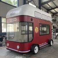 China Mobile Sales of Fruit Salad Beverage Coffee Milk Tea Beer Ice Cream Truck Mobile Cart for sale