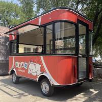China Manual Skills Mobile Fried Chicken Combo Cola Beverages Food Snack Truck Boutique Cart for sale