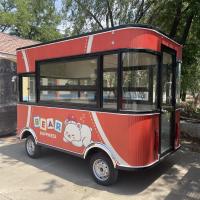 China Manual Skills Mobile Fried Chicken Combo Cola Beverages Food Snack Truck Boutique Cart for sale