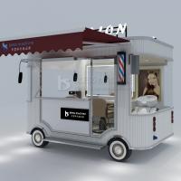 China Electric Mobile Hair Cut Salon Barber Shop Style Design Van Truck Trailer Cart 2023 Outlet for sale