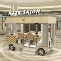China 2023 Electric Mobile Hair Cut Salon Barber Shop Style Design Van Truck Trailer Cart for sale