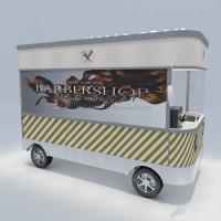 China 2023 Electric Mobile Hair Cut Salon Barber Shop Style Design Van Truck Trailer Cart for sale