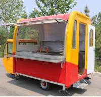 China Customized 1.5KW-4.5kw Three Wheels Electric Scooter Food Cart Tuk Tuk Mobile Kitchen Tricycle for sale