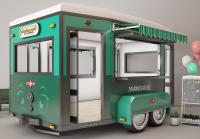 China Customized Style Mobile Fast Food Truck with Wheat Raw Material and Hot Coffee for sale