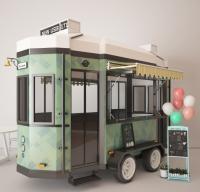 China Customized Style Mobile Fast Food Truck with Wheat Raw Material and Hot Coffee for sale