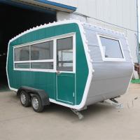 China Vacuum Tyre Mobile Food Carts with Grilled Sausage Machine and Stainless Steel Design for sale