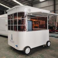 China Fresh Juice and Vegetable Fruit Salad Car Trolley for Mobile Shop 2500mm*1600mm*2350mm for sale