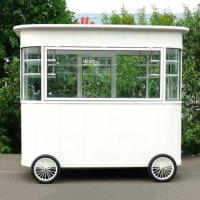China Fresh Juice and Vegetable Fruit Salad Car Trolley for Mobile Shop 2500mm*1600mm*2350mm for sale