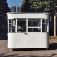China Fresh Juice and Vegetable Fruit Salad Car Trolley for Mobile Shop 2500mm*1600mm*2350mm for sale