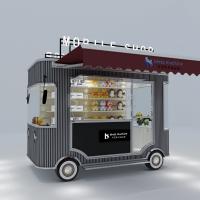 China Outlet Electric Mobile Commodity Grocery Handiwork Artware Shop Van Truck Trailer Cart for sale