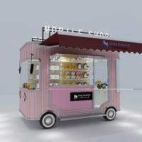 China 2023 Electric Mobile Commodity Grocery Handiwork Artware Shop Van Truck Trailer Cart for Hotels for sale