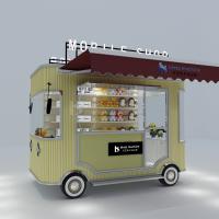 China Farms Electric Mobile Commodity Grocery Handiwork Artware Shop Van Truck Trailer Cart for sale