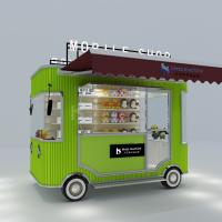 China Farms Electric Mobile Commodity Grocery Handiwork Artware Shop Van Truck Trailer Cart for sale