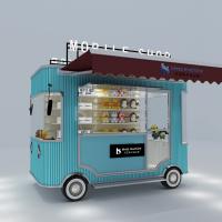 China Farms Electric Mobile Commodity Grocery Handiwork Artware Shop Van Truck Trailer Cart for sale