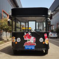 China Commercial Catering Electric Mobile Fried Chicken Combo Cart for Snacks and Beverages for sale